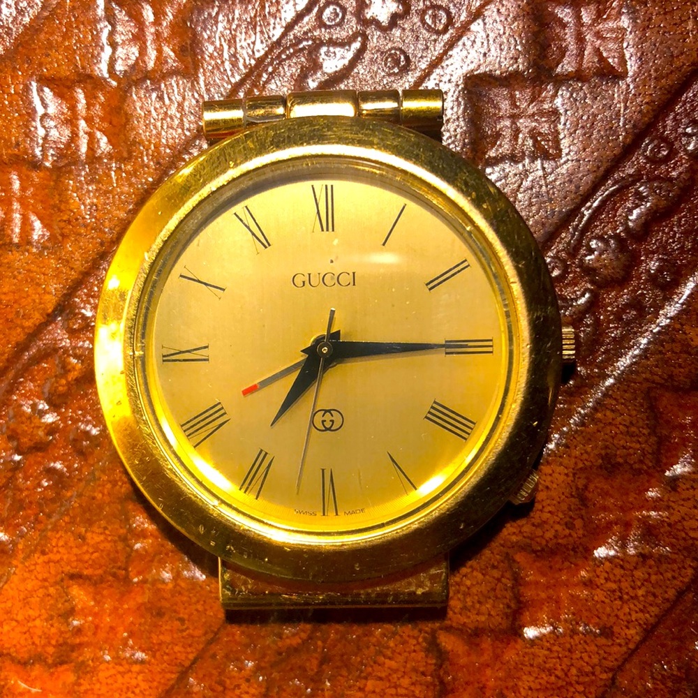 Real Gold Gucci Watch, Model Number 0000191made In It… - Gem